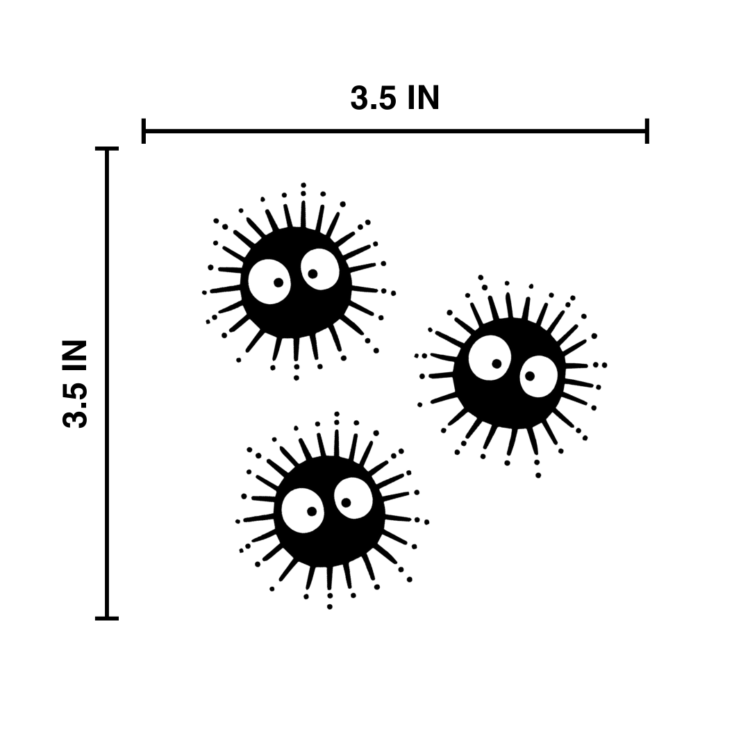 Multi Soot Sprites Decal | Coral Bell Creations